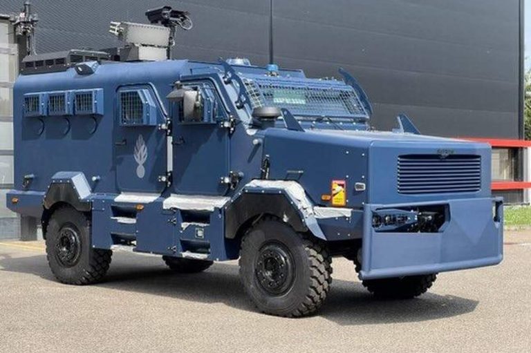The new law enforcement armored vehicles
